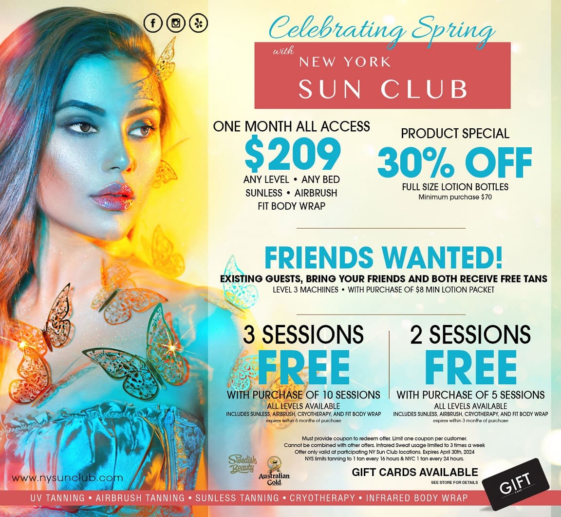 New York Sun Club | New York City Tanning and Airbrush Salon & Cryotherapy